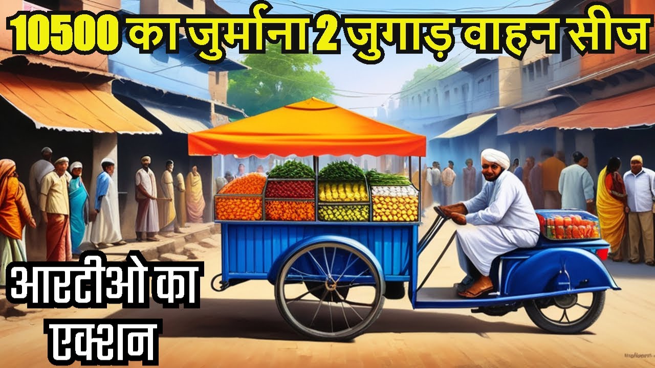 जुगाड़ ठेले पर अयोध्या आरटीओ प्रसासन हुआ सख्त !! Administration strict ...