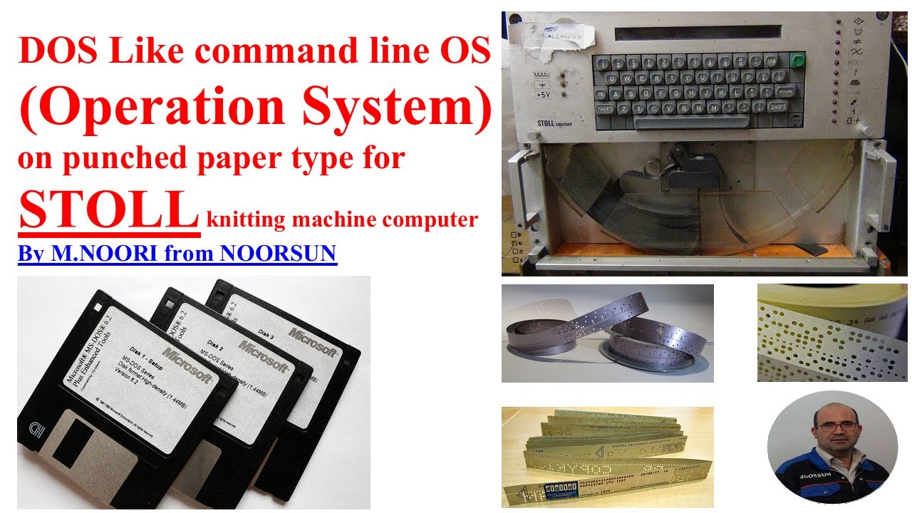DOS Like Command Line OS(Operation System)on punched paper tape for ...