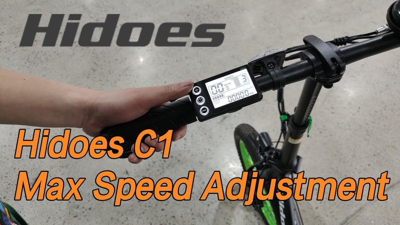 [Hidoes C1] the Max Speed Adjustment Operation Guide for Hidoes C1 ...