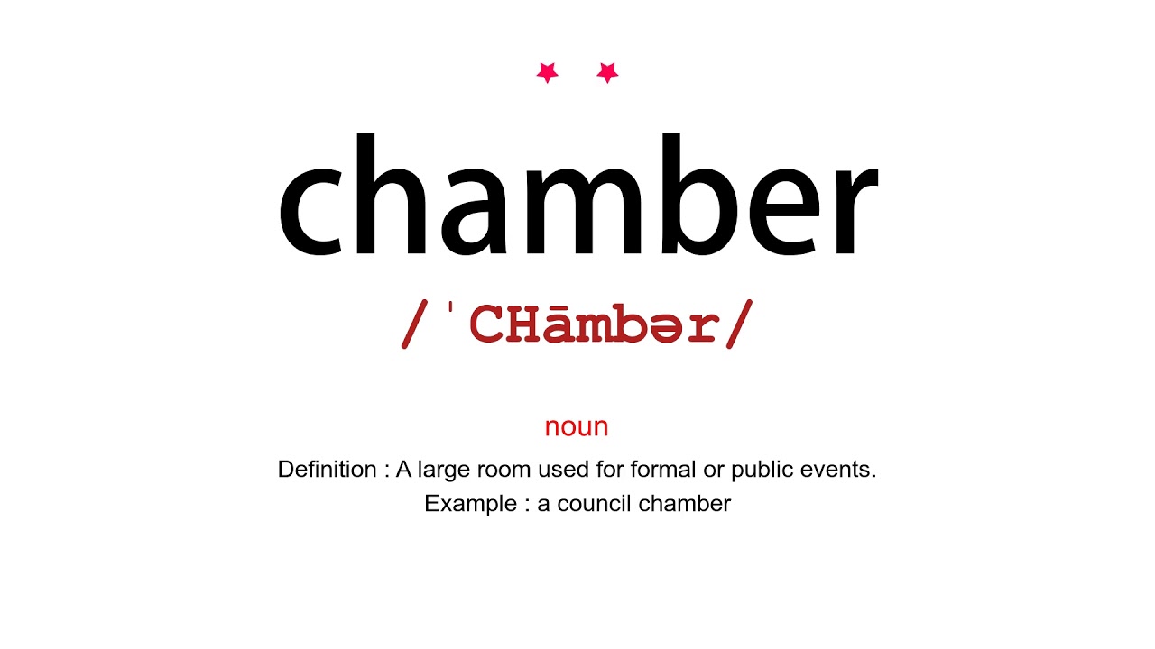 How to pronounce chamber - Vocab Today - YouTube