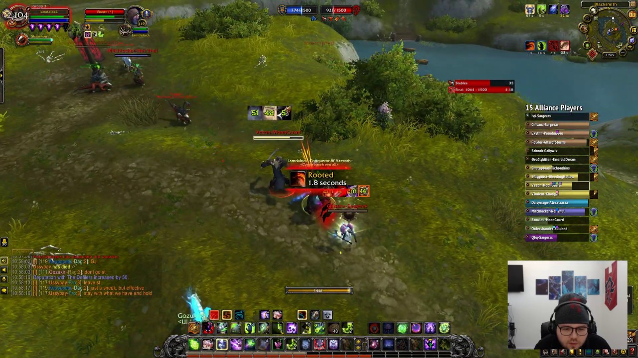 Bring out the bolts! Destruction warlock pvp 8.1.5 - YouTube