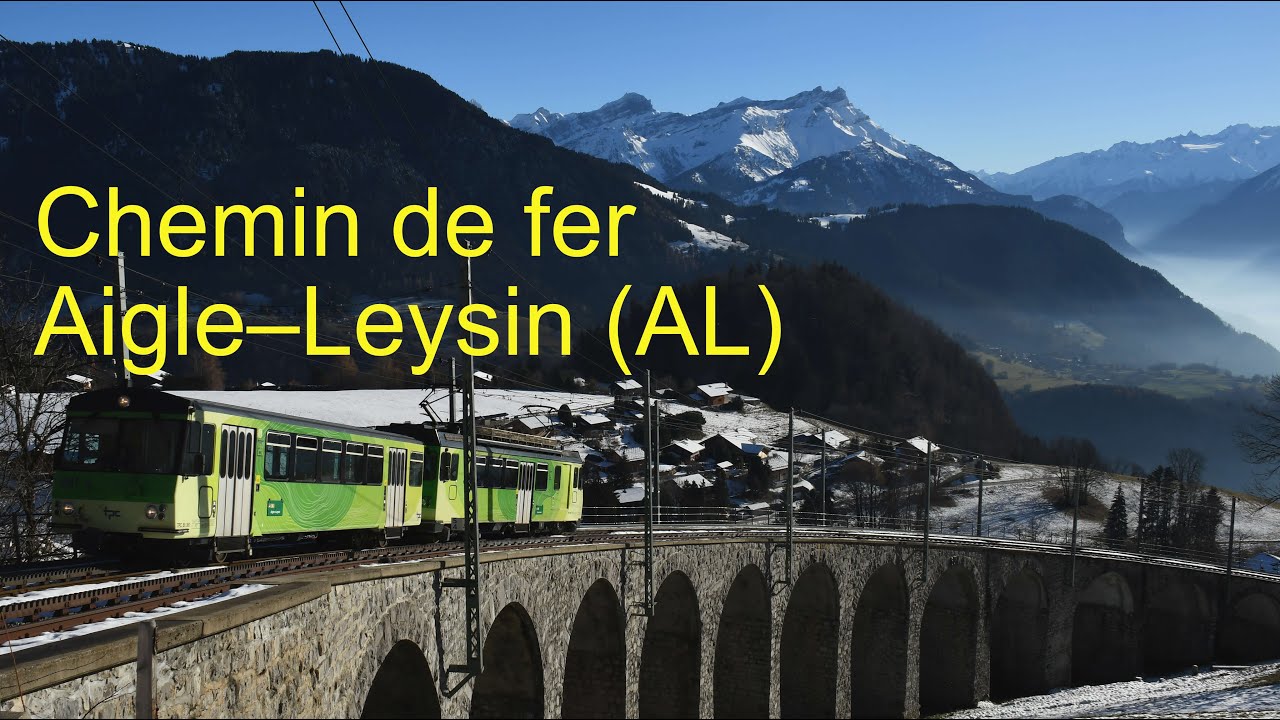 From Aigle to Leysin by train - YouTube
