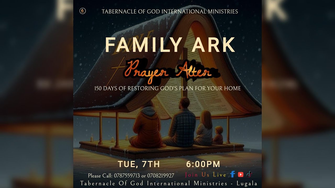 FAMILY ARK PRAYER ALTER IN 150 DAYS OF RESTORING GOD’S PLAN FOR YOUR ...