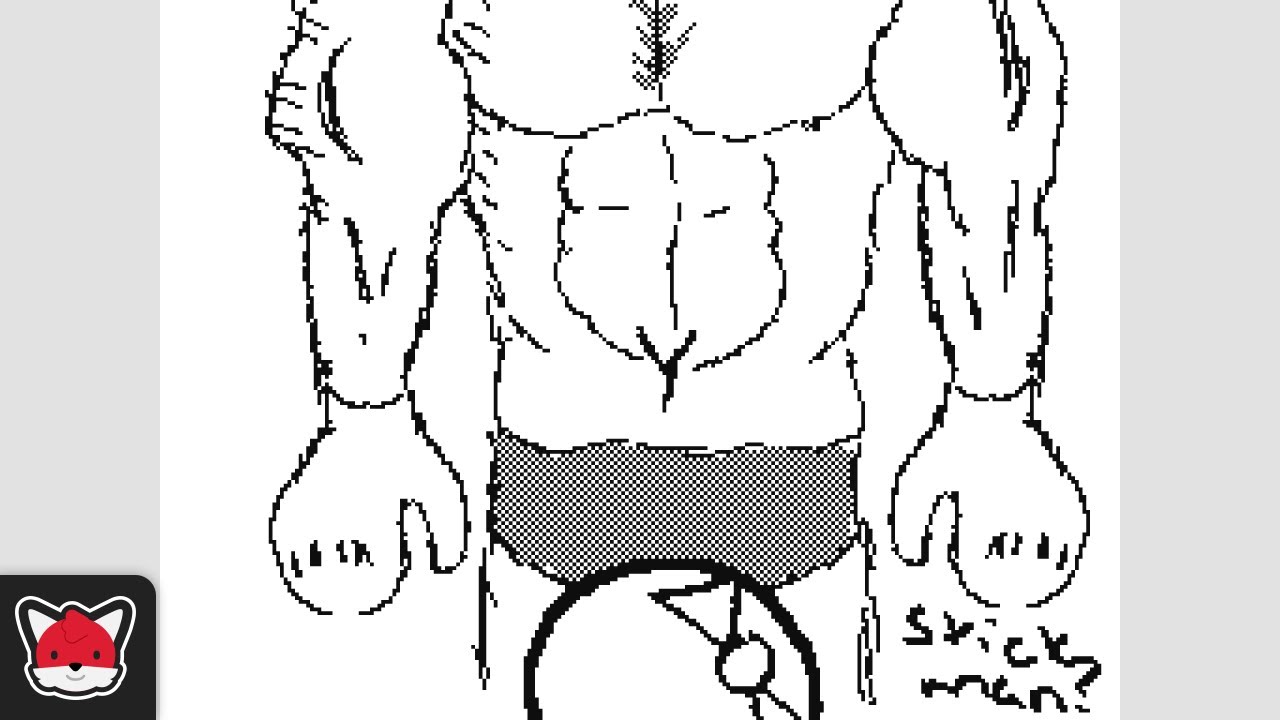 swole guy trend but on flipnote ds - YouTube