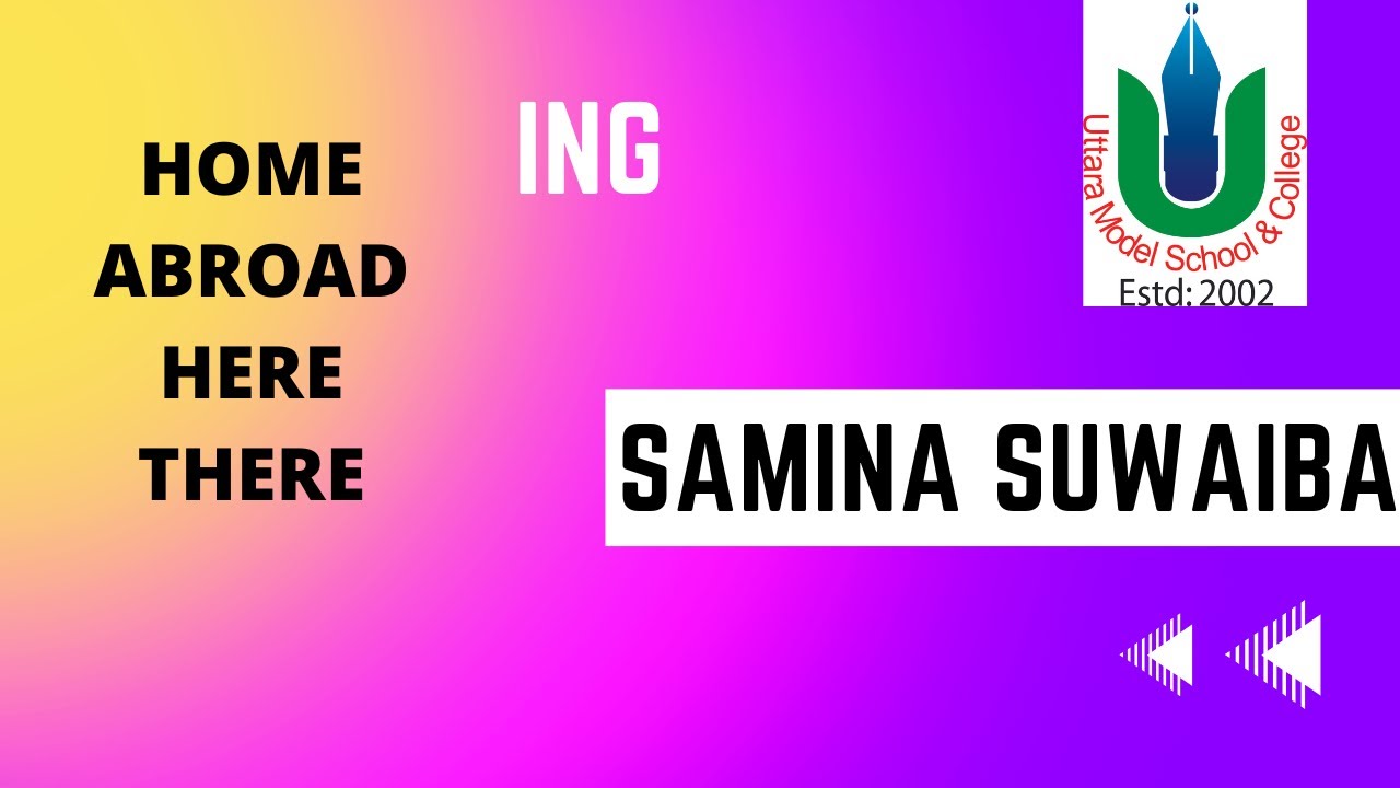 TENSE PART-3, SAMINA SUWAIBA, RULES OF ING. - YouTube
