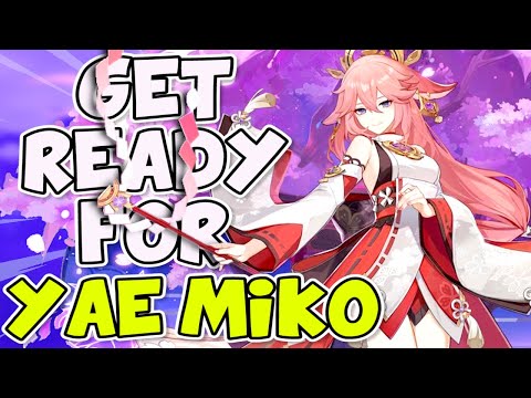 YAE MIKO REVEALED! HOW TO PREPARE Genshin Impact Yae Miko Skills ...