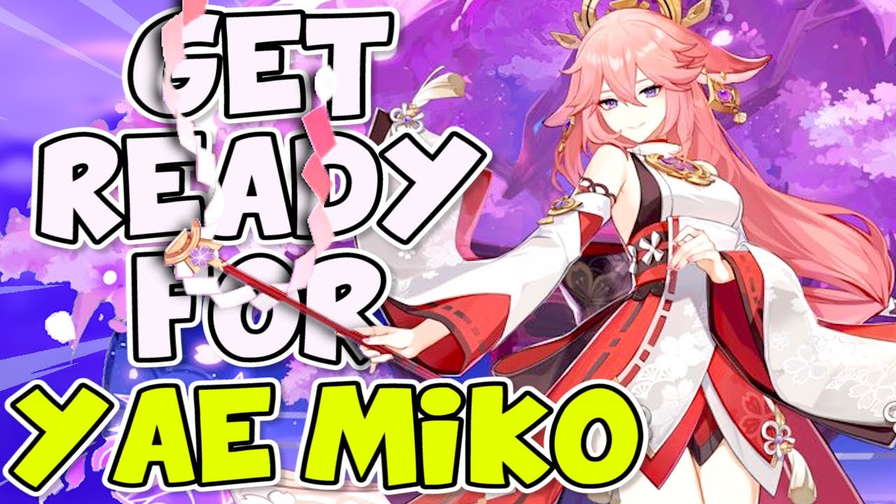 YAE MIKO REVEALED! HOW TO PREPARE Genshin Impact Yae Miko Skills ...
