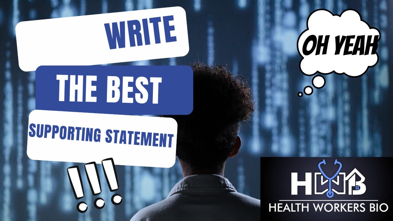 Secret to the perfect NHS job supporting statement - YouTube