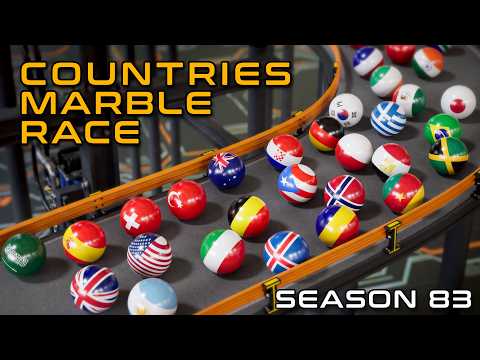 Countries Marble Race – Season 83 🏁🌍