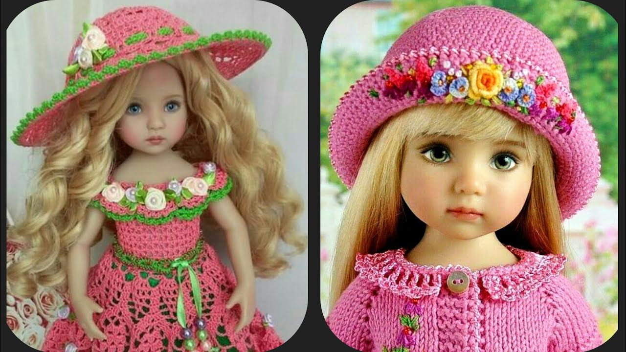 Crochet 🧶 Barbie doll clothes/ Barbie doll crochet set / Crochet Barbie ...