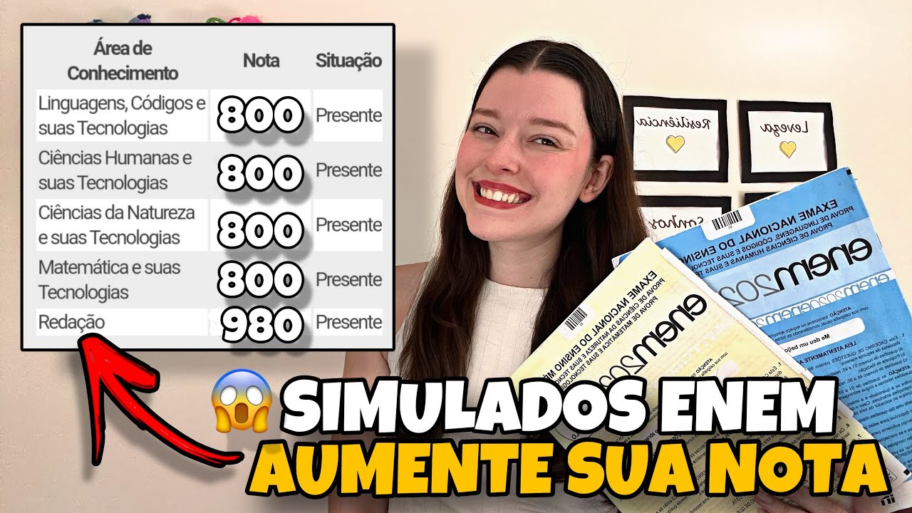 🔥FAÇA SIMULADOS ENEM DO JEITO CERTO | Como Fazer Simulados Enem do ...