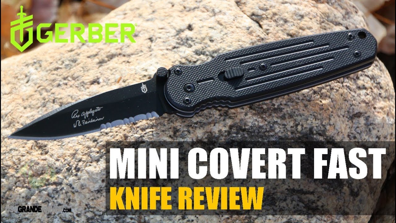 Gerber Mini Covert Fast Assisted Opening EDC Knife | OsoGrandeKnives ...