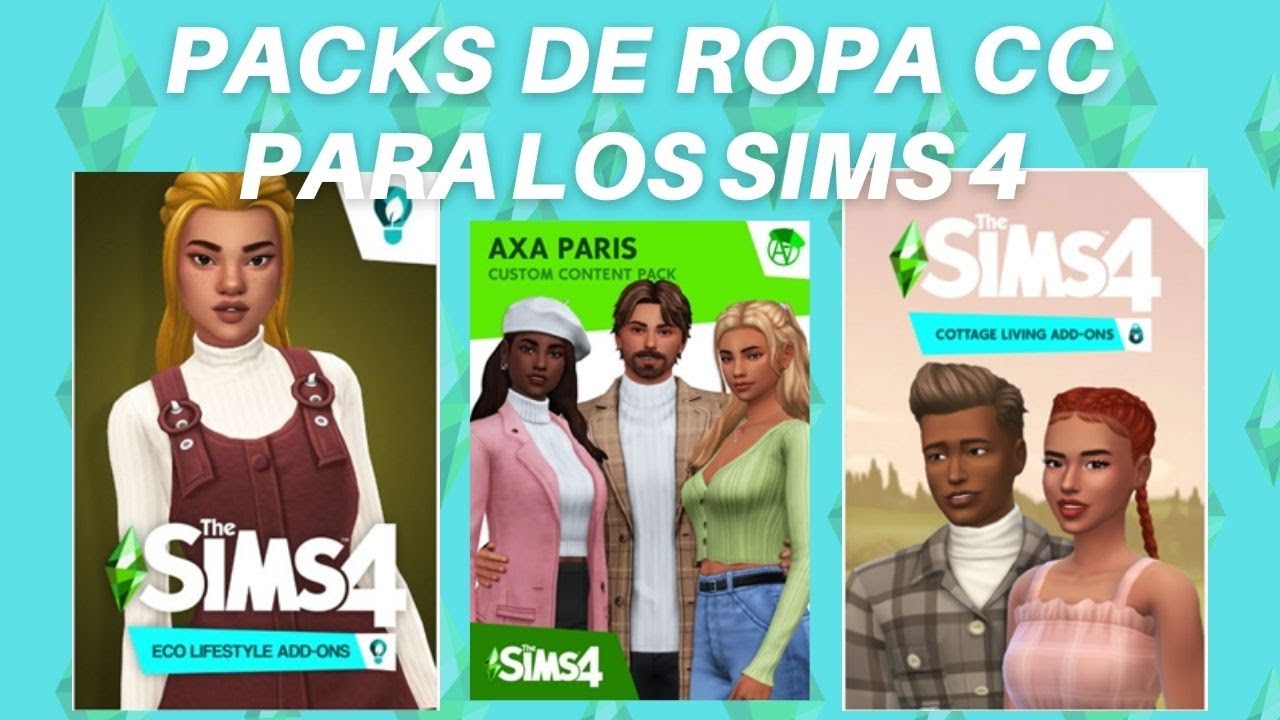 Packs de ropa CC para Los Sims 4 😍 - YouTube