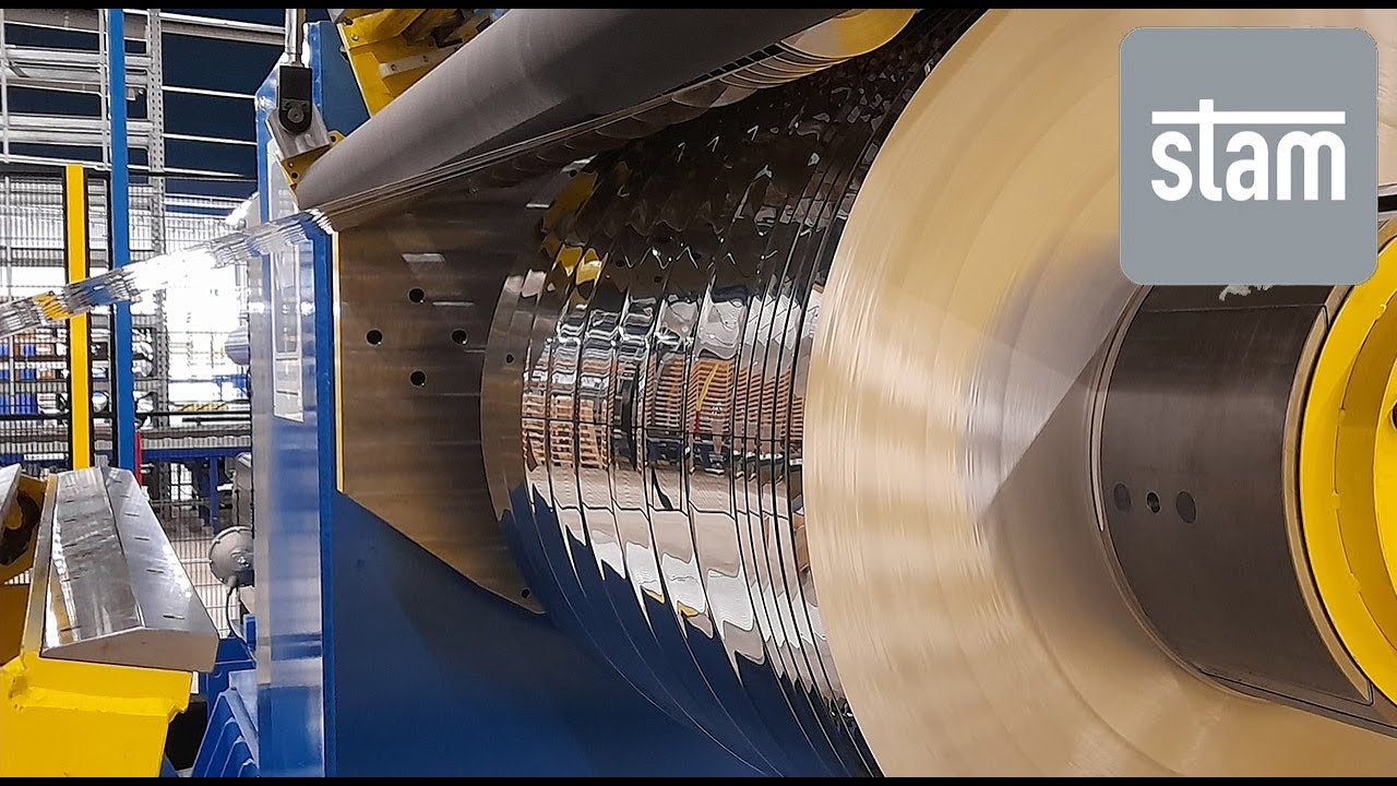 SLITTING AND RECOILING LINE - YouTube