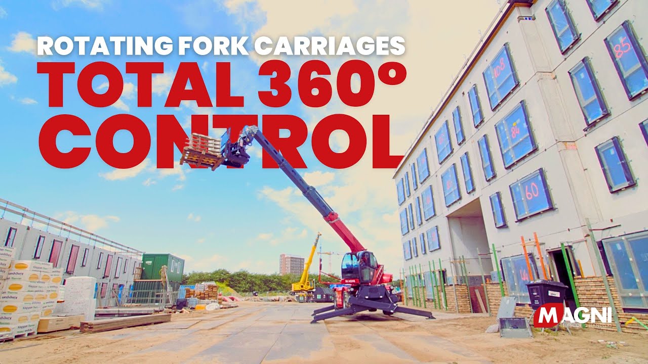 MAGNI TH | 360° ROTATING FORK CARRIAGES - YouTube