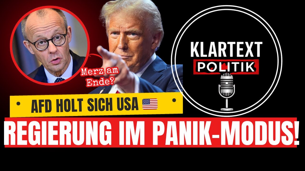 POLIT-BEBEN! 💥 AfD holt sich USA an die Seite – Das Ende der Merz ...