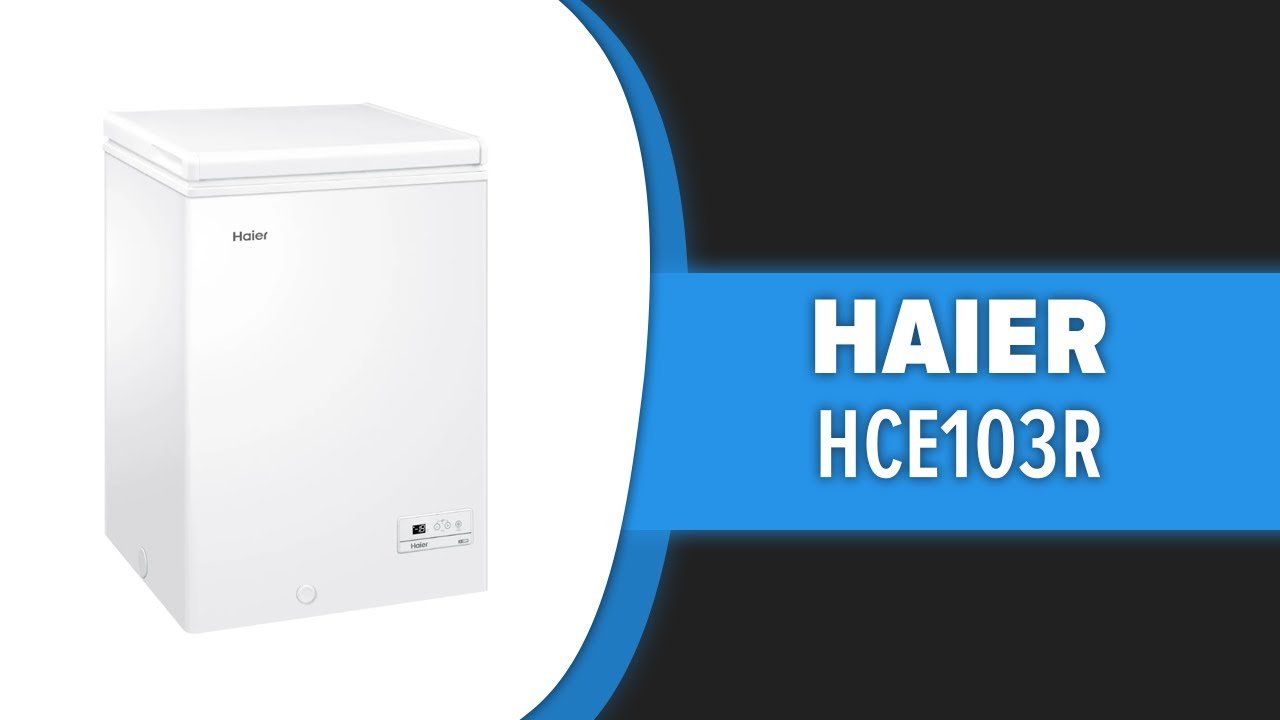 Морозильный ларь Haier HCE103R - YouTube