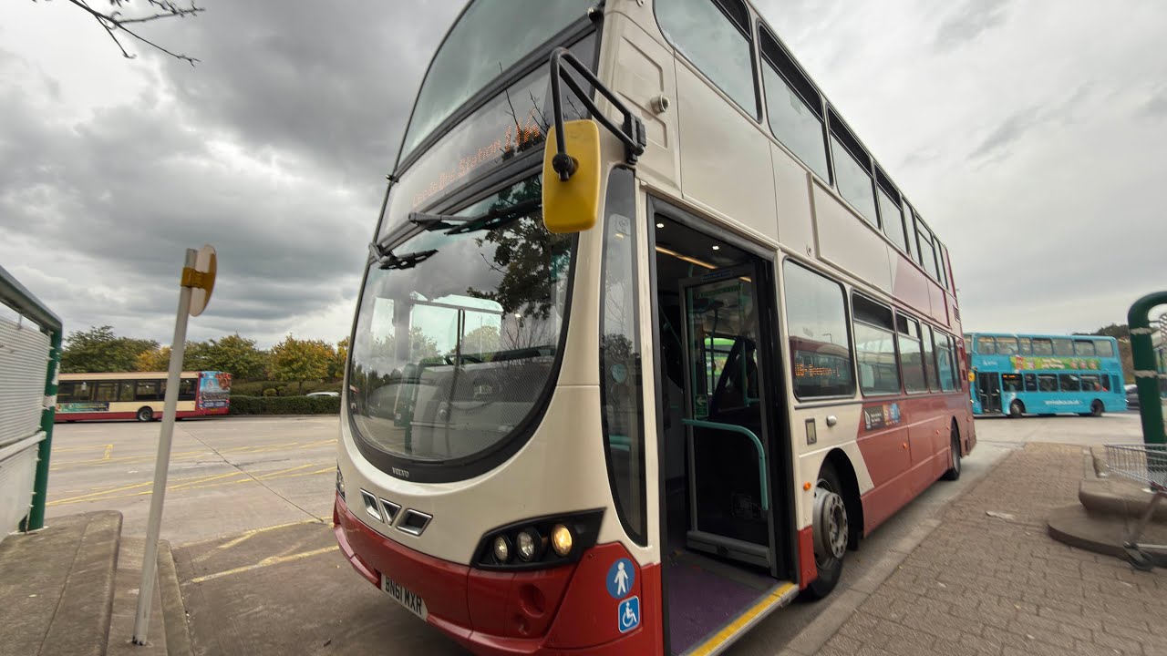 *Dead Run !!!!!!! * | Yorkshire Buses | BN61 MXR | Volvo B9TL Wright ...