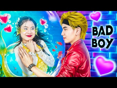 Mermaid Baby Doll Fell In Love With A Broke Gangster! My Crush Is A Bad Boy