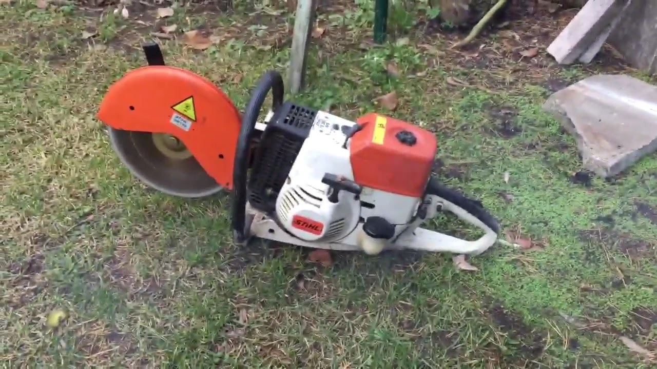 Stihl TS 360 - YouTube