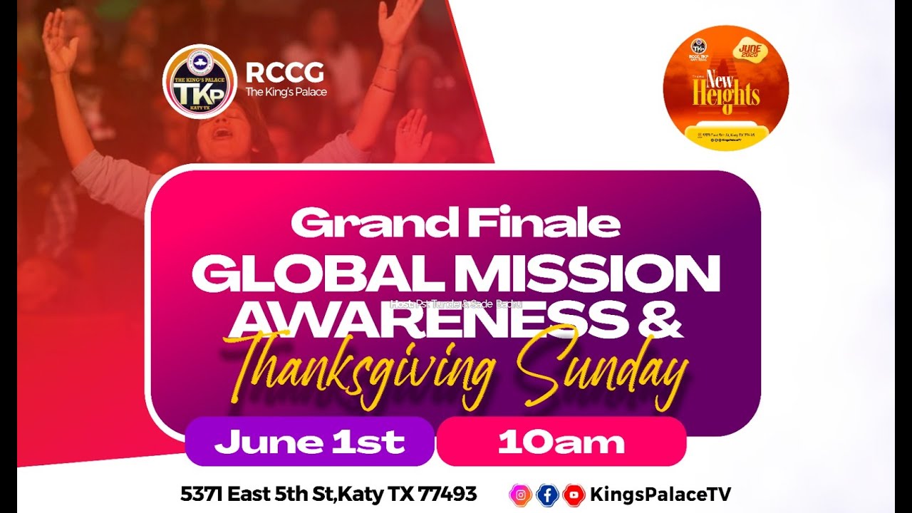 RCCG TKP SUNDAY SERVICE 1ST & 2ND SERVICE II 6/1/2025 - YouTube