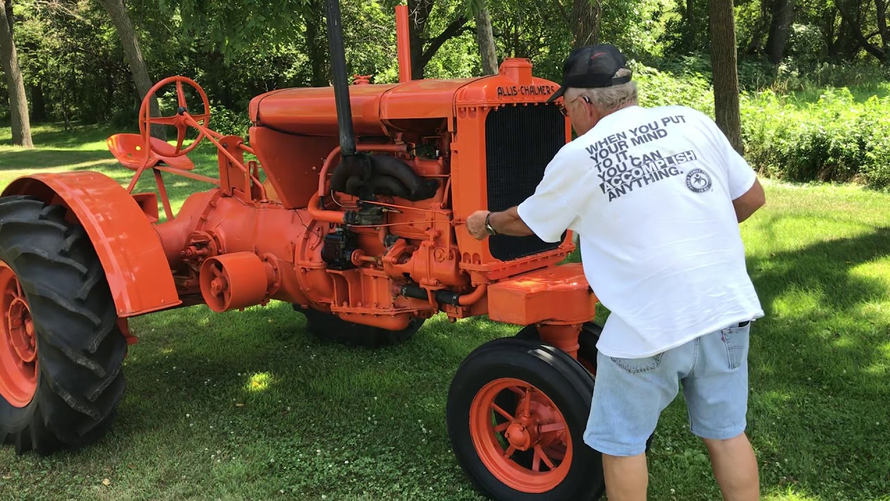 Big Iron AC UC tractor - YouTube