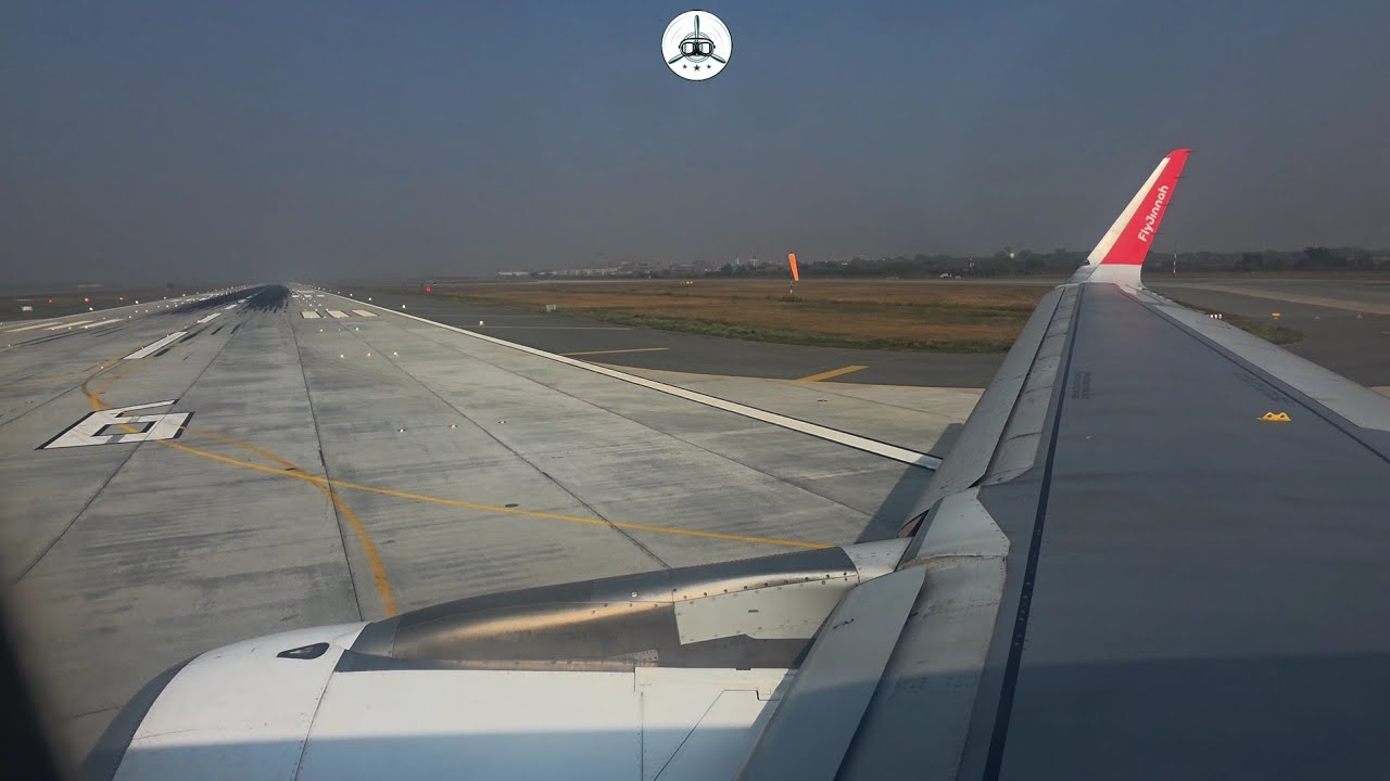 Fly Jinnah A320 Window Seat Views from Lahore to Karachi - YouTube