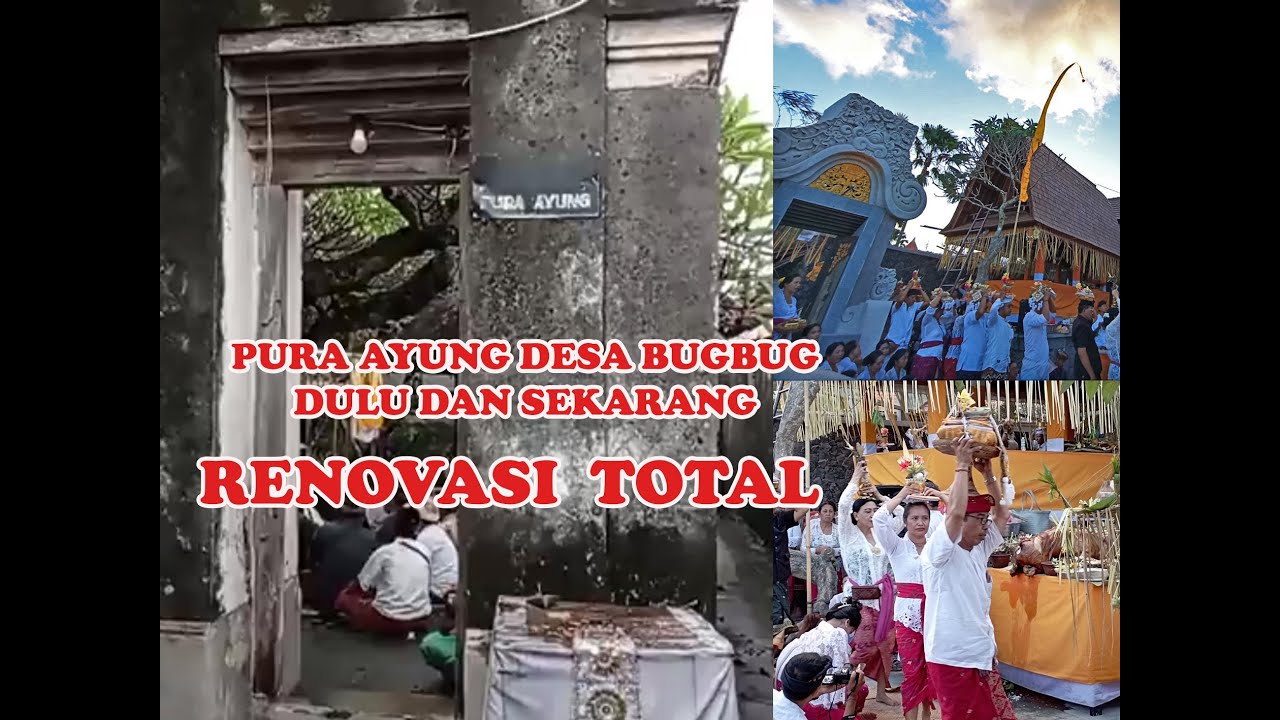 Pura Ayung Desa Adat Bugbug (Stana Ida Bhatara Rambut Sedana) - YouTube