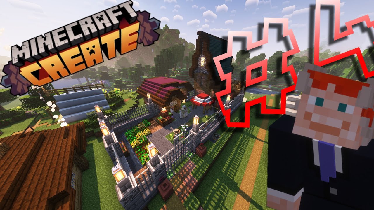 Making a gated community in minecraft - YouTube