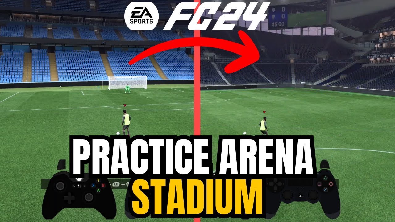 How to Change Stadium in Practice Arena in FC 24 - Edit Training Arena ...