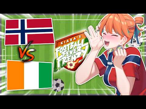【WATCHALONG】NORWAY vs IVORY COAST Haaland I missed you...【Kiara's Football Fever Frenzy】
