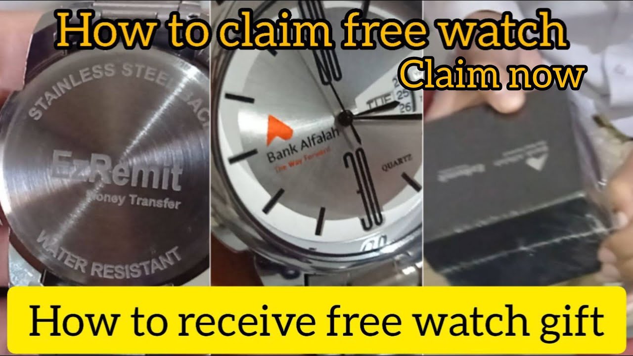 How to receive free watch gift claim your free watch gift now how we ...