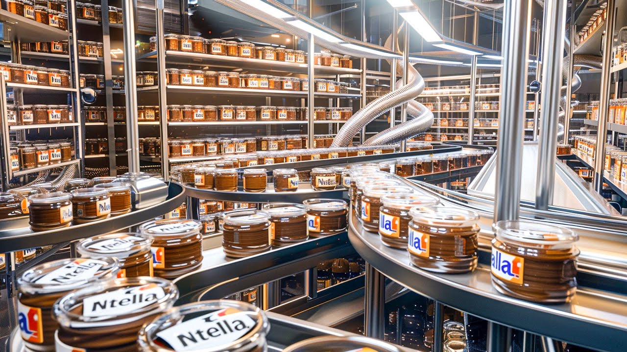 Nutella Production Process | How They Made Chocolate Spread With Modern ...