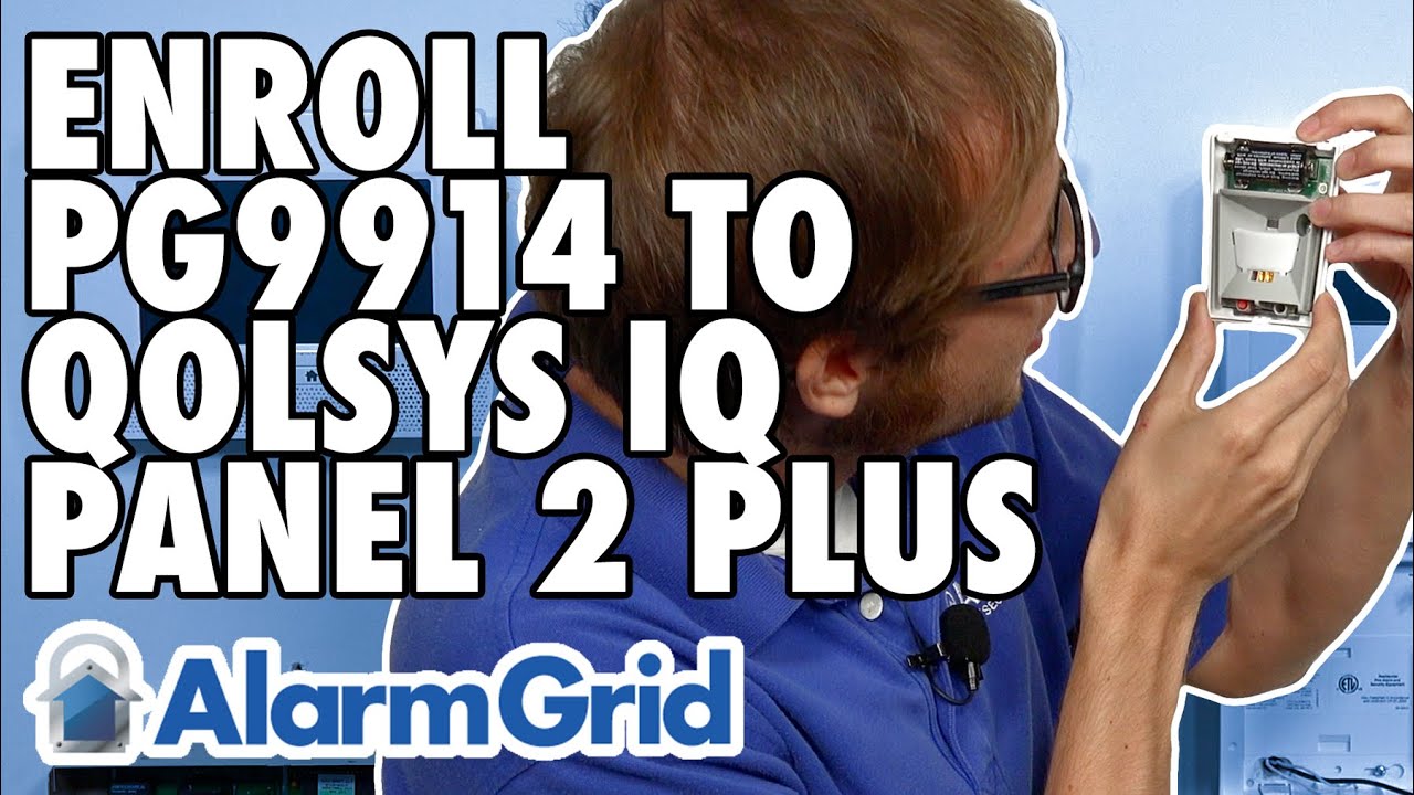 DSC PG9914 Motion Sensor: Enrolling to a Qolsys IQ Panel 2 Plus - YouTube