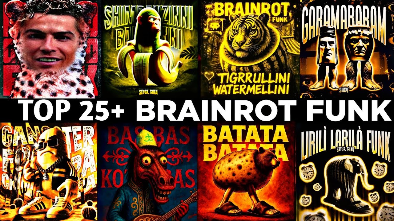 TOP 25+ BRAINROT ANIMALS MEME FUNK (PHONK) - YouTube