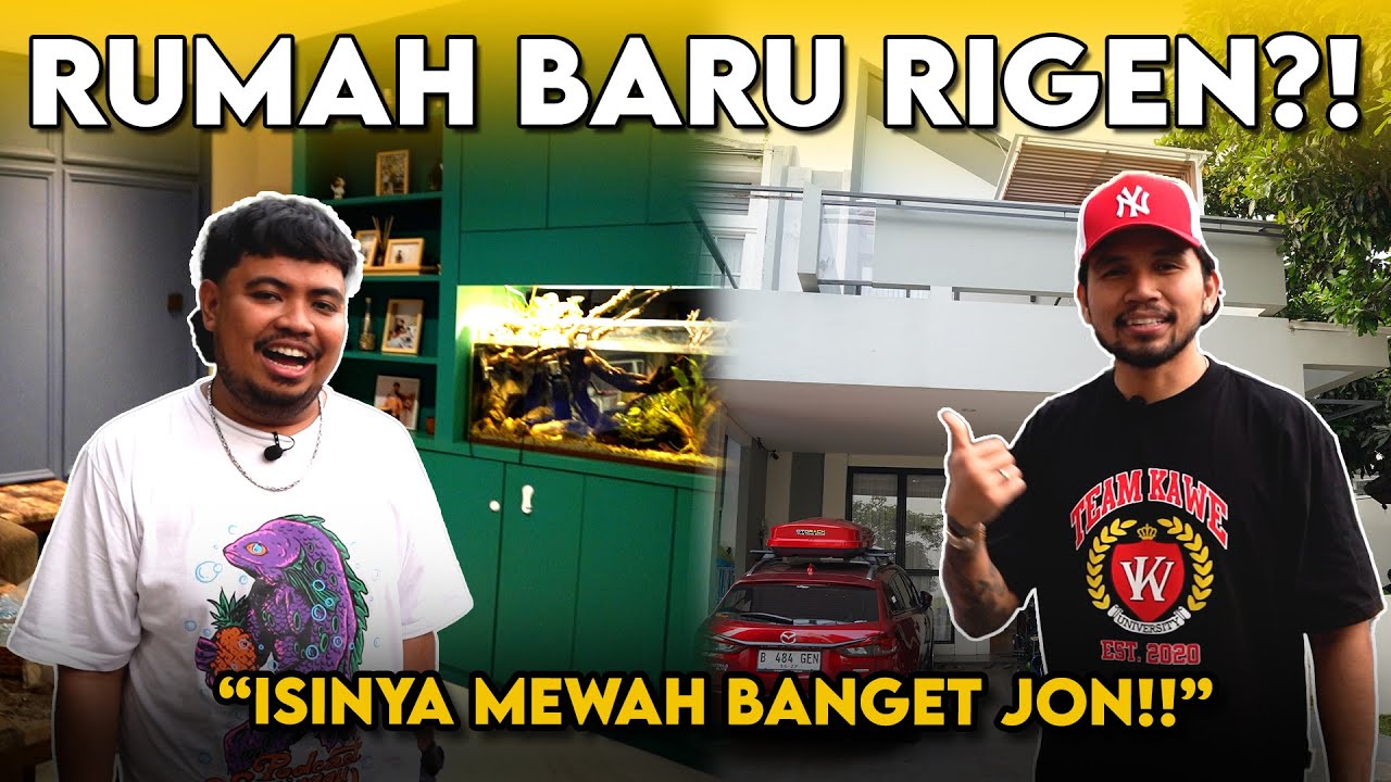 RUMAH BARU RIGEN MEWAH BANGET‼️GA PERCUMA PUNYA BEKINGAN KUAT ⁉️ - YouTube