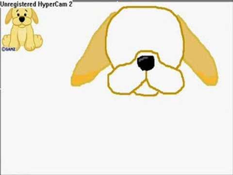 Webkinz Yellow Lab Speed Draw - YouTube