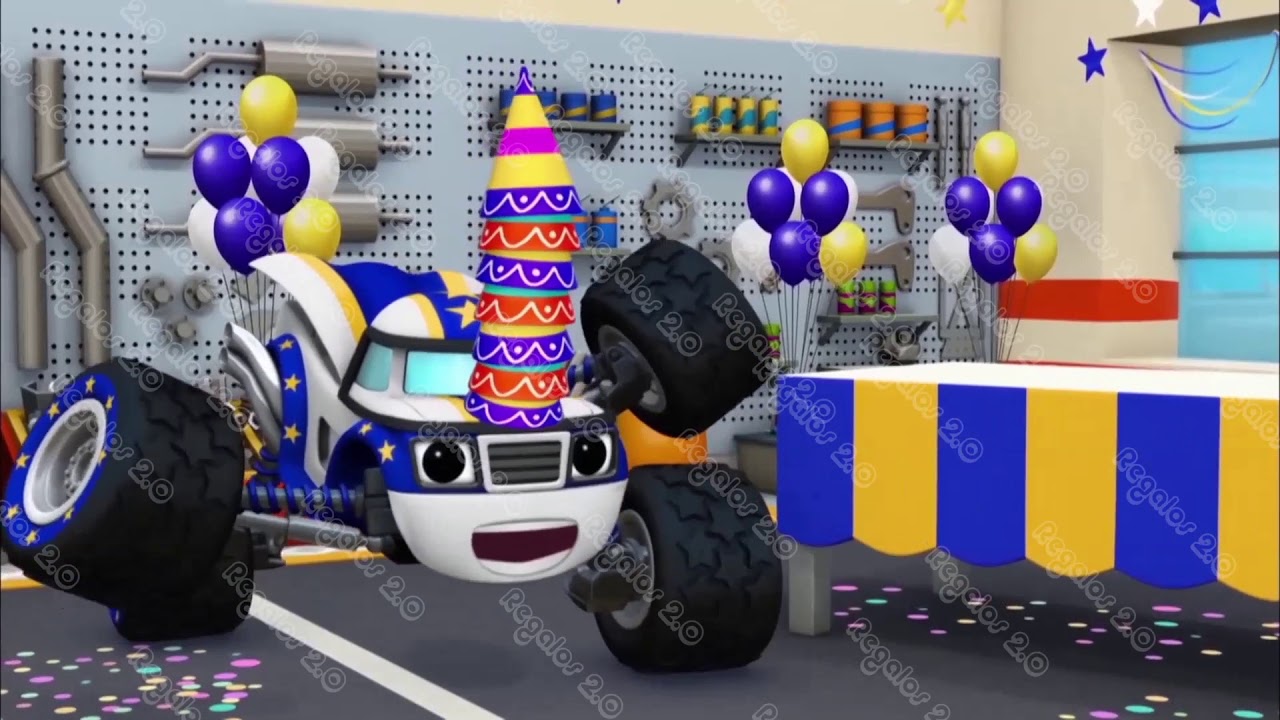 Vídeo invitación de CUMPLEAÑOS- BLAZE AND THE MONSTER MACHINES - YouTube