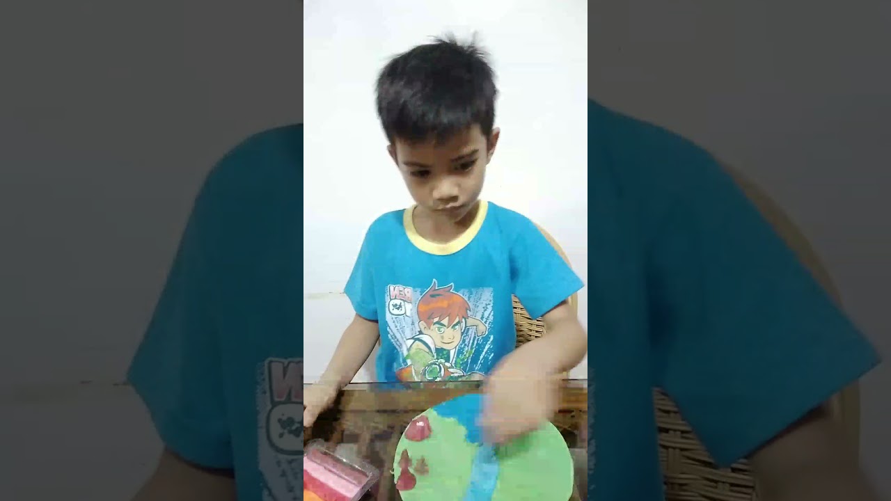 Landforms and Waterforms using Modeling Clay - YouTube