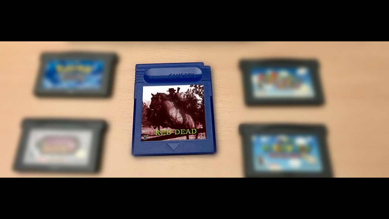 Red Dead 2 Menu on Nintendo Game Boy - YouTube