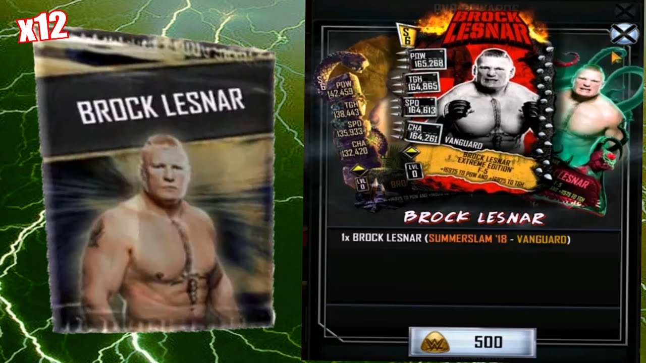 HUNT FOR BROCK EXTREME!!! OPENING 12 MORE BROCK LESNAR PVP PACKS | WWE ...