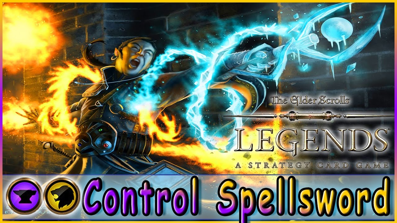TES LEGENDS | CONTROL SPELLSWORD Endurance Willpower Deck | Constructed ...