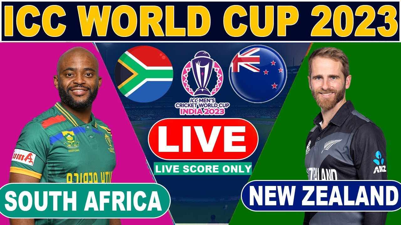Live SA Vs NZ Match Score | Live Cricket Score Only | SA vs NZ live 2nd ...