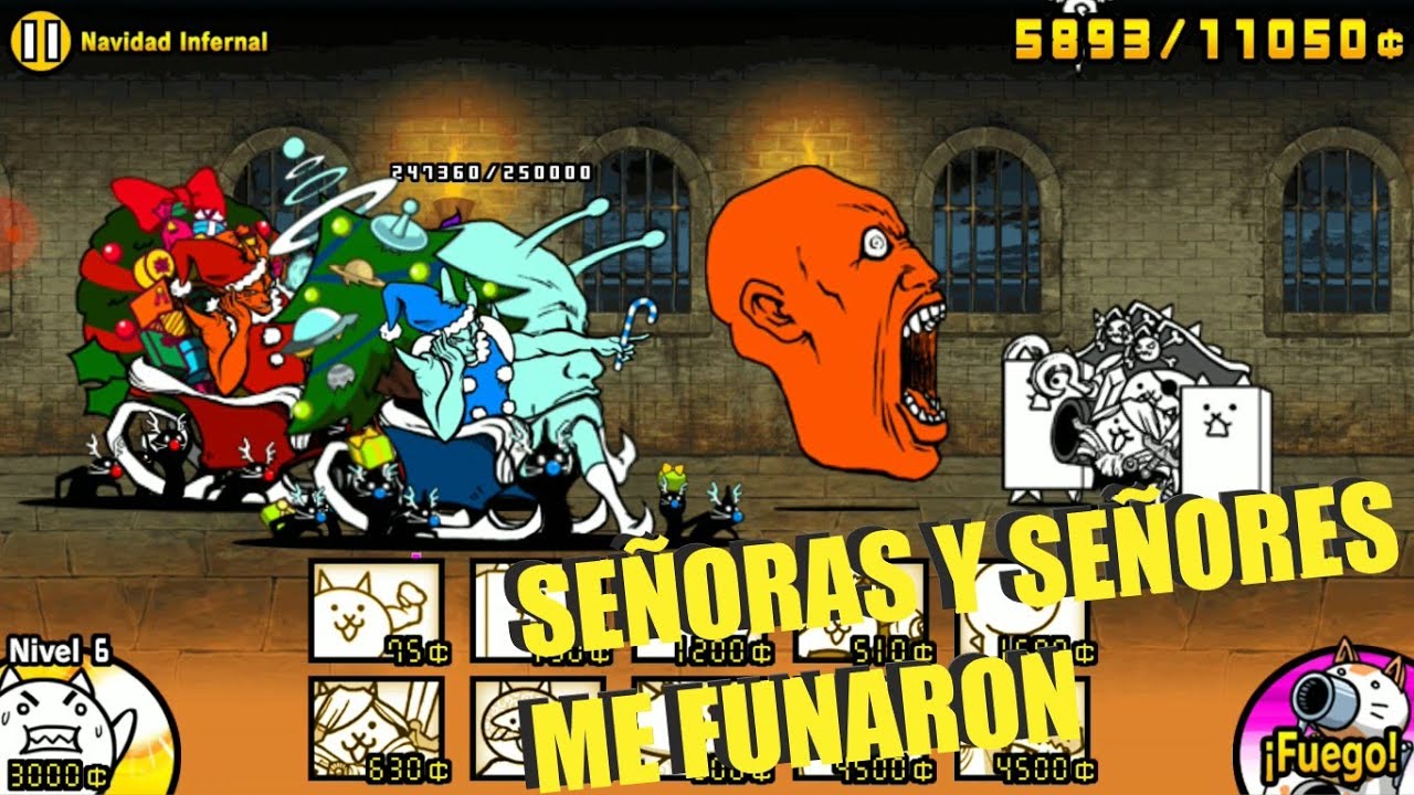 CHALE ME SUPER HUMILLARON xD | THE BATTLE CATS - YouTube