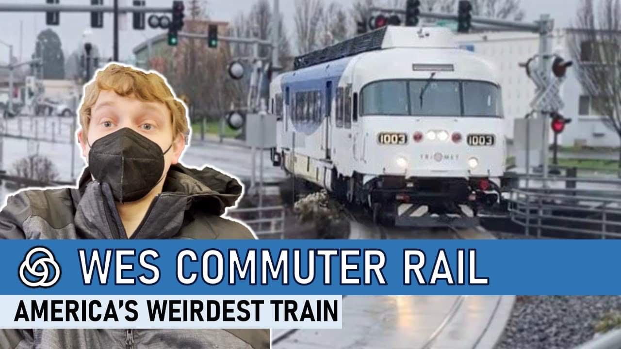 America’s Weirdest Train: WES Commuter Rail in Portland - YouTube