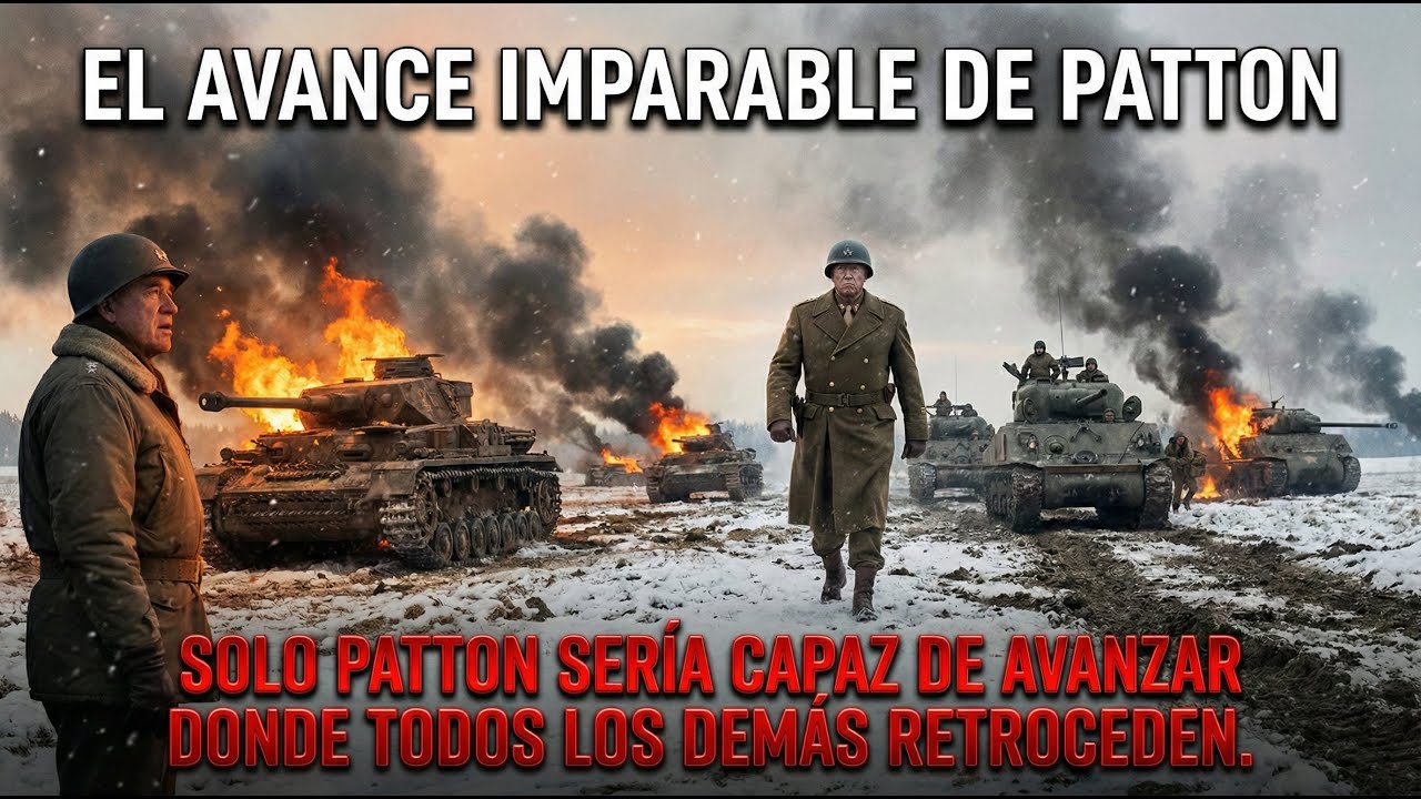 La frase de Bradley al ver a Patton avanzar entre Panzers humeantes ...