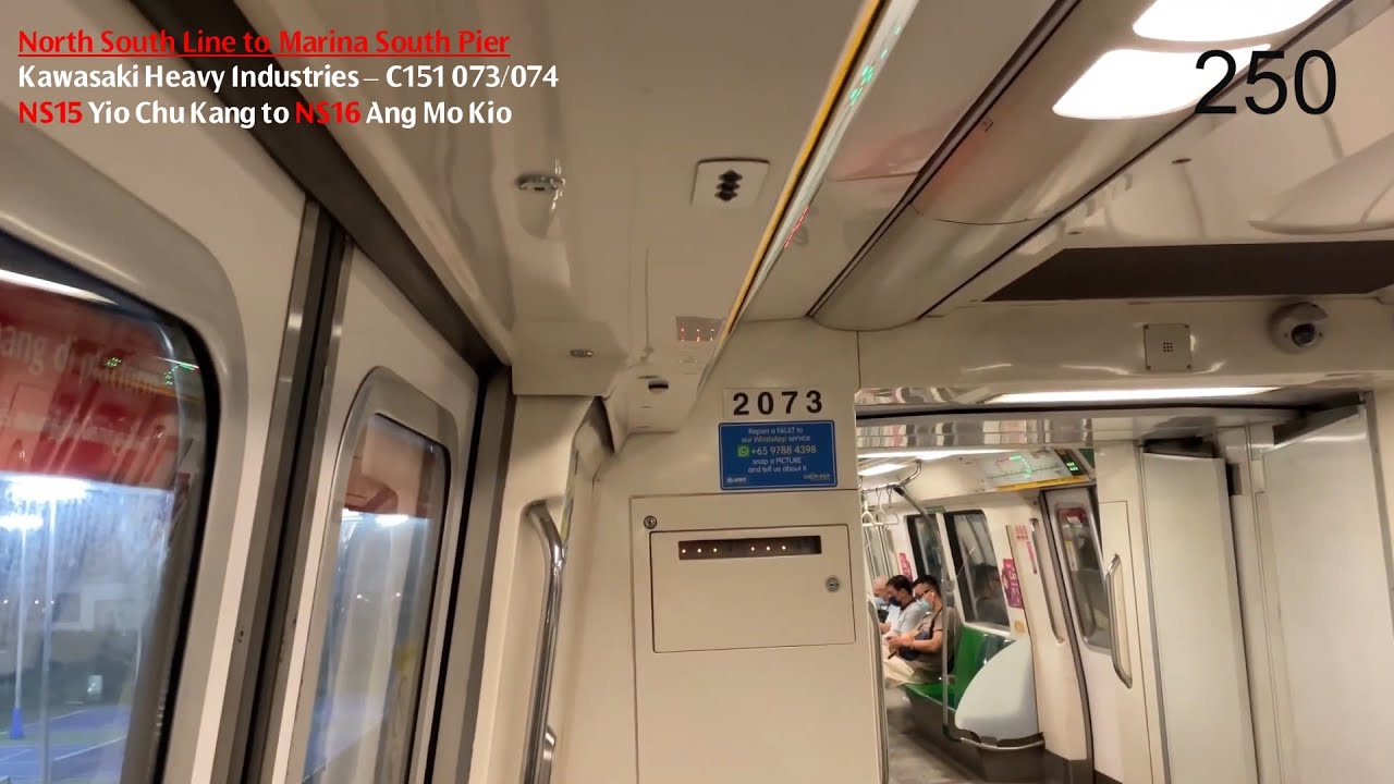 [07x NSL] SMRT Trains, NSL ride (YCK → AMK) - Kawasaki C151 073/074 ...