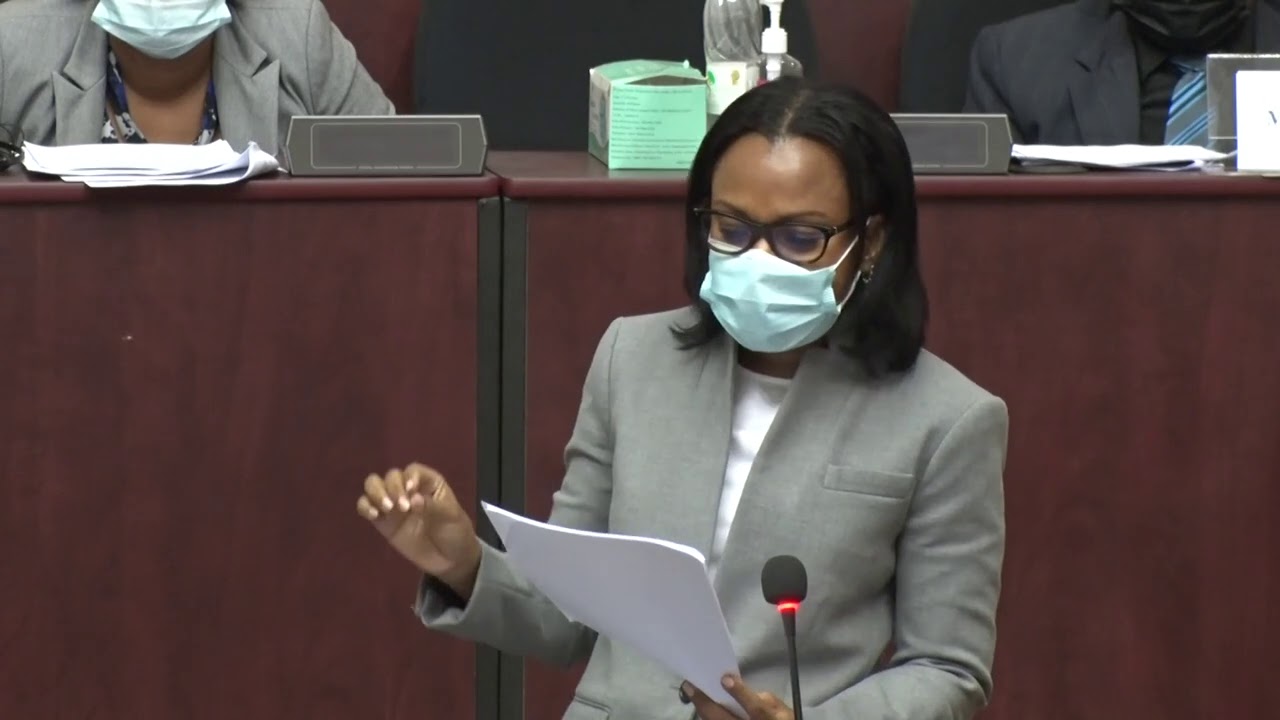 Minister of Tourism, Industry and Commerce, Hon. Oneidge Walrond Budget ...