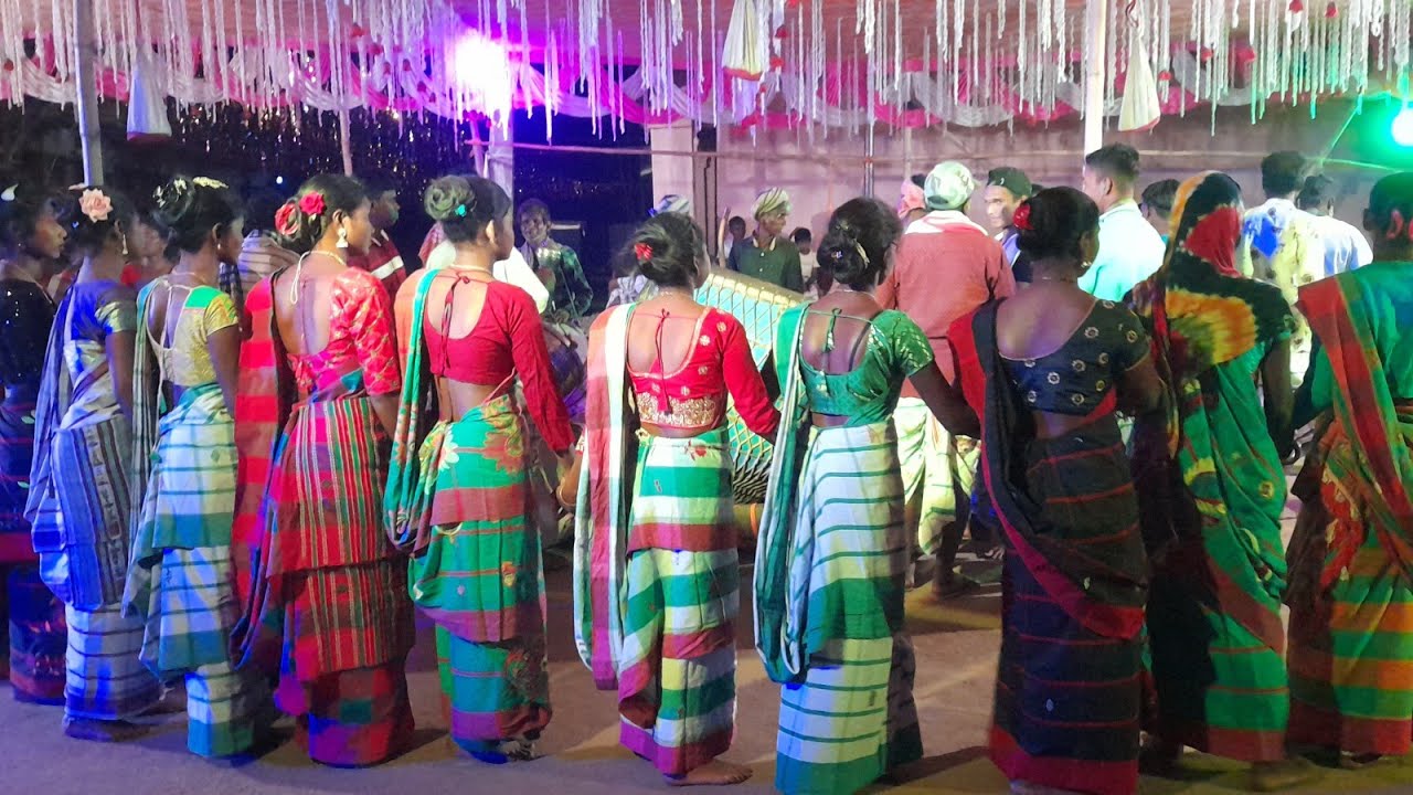 SANTALI BAHA PORAB TRADITIONAL ENEJ 2023 JHALDUNGURI,BADAMPAHAR ...