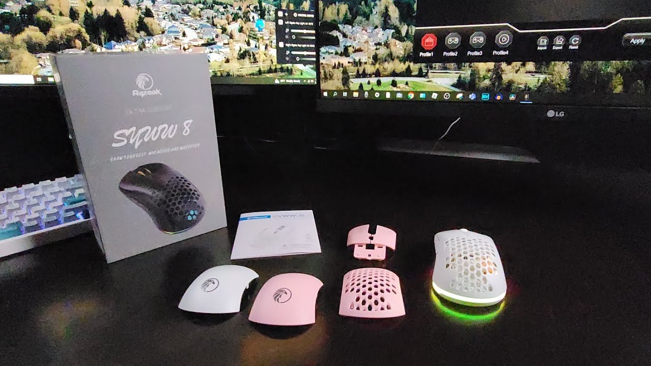 Razeak SYWW 8 Ultra Custom RGB Mouse Review - YouTube